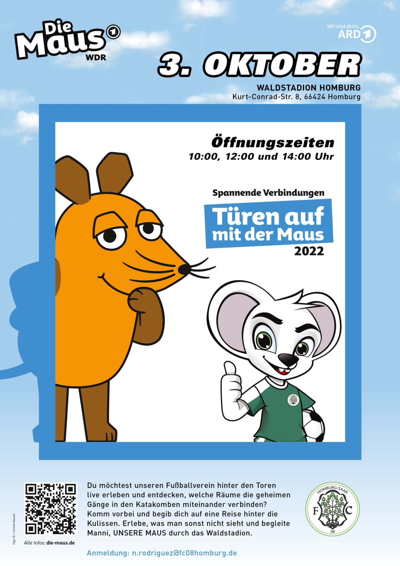 FCH beim „Türen auf mit der Maus“-Tag 2022 - Homburg1
