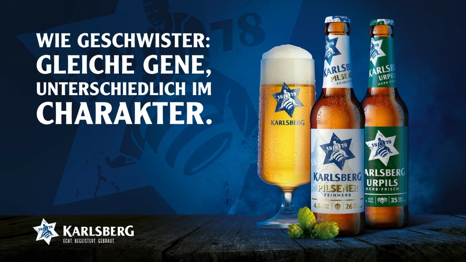 Karlsberg bringt neues Pilsener als Pendant zu Karlsberg UrPils - Homburg1